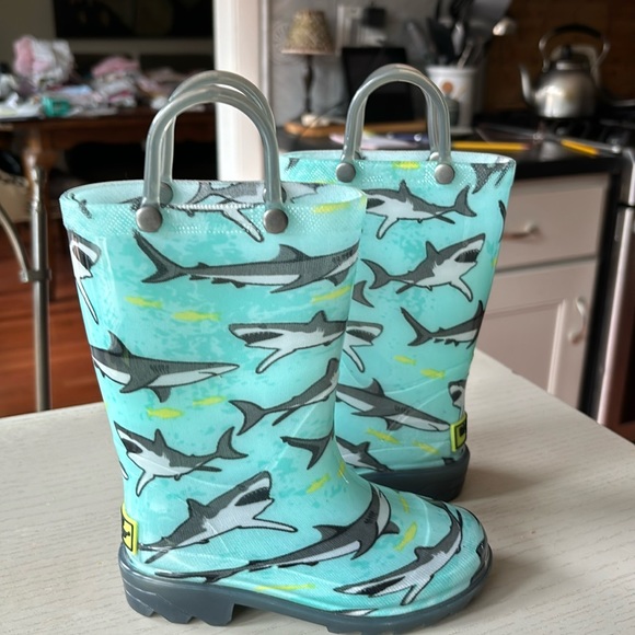 Western Chief | Shoes | Western Chief Tropical Shark Lighted Boot Teal ...